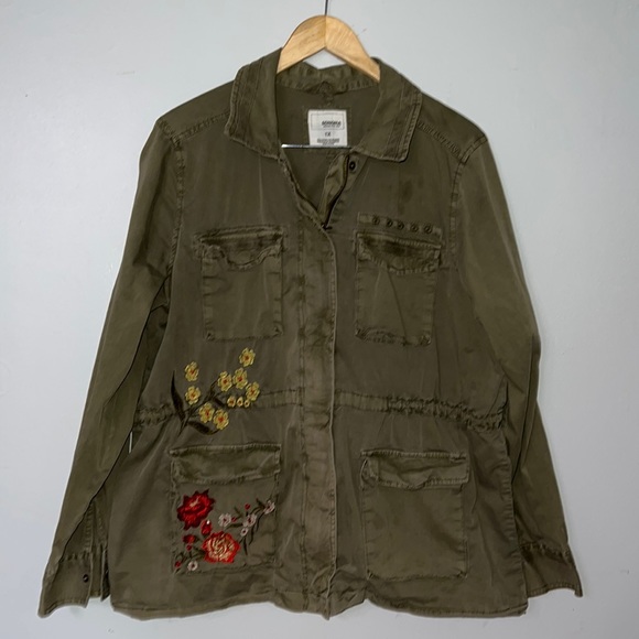 Sonoma | Jackets & Coats | Sonoma Embroidered Cargo Jacket Size X | Poshmark